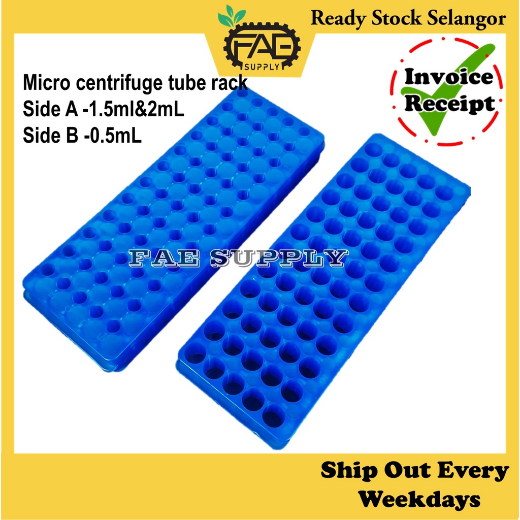 Micro Centrifuge Tube rack 32 hole 60hole 0.5mL 1.5mL 2mL both side ...