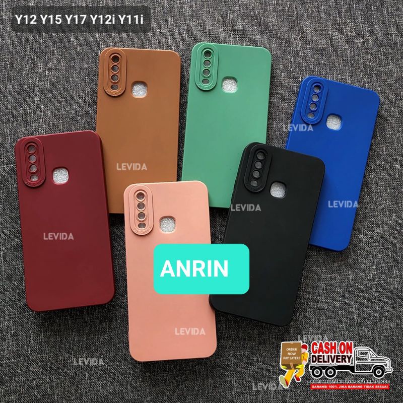 Vivo Y12 Y15 Y17 Y12I Y11i CASE PRO CAMERA MACARON CASING SOFTCASE ...
