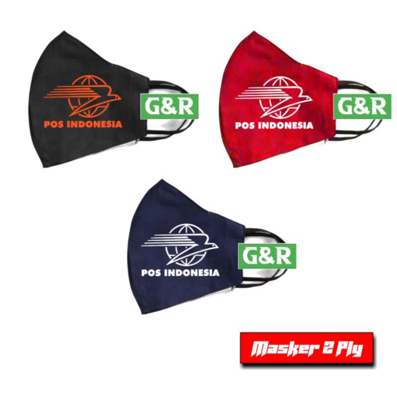 Indonesian Pos Mask/ Indonesian Pos 2 Ply Mask | Shopee Malaysia