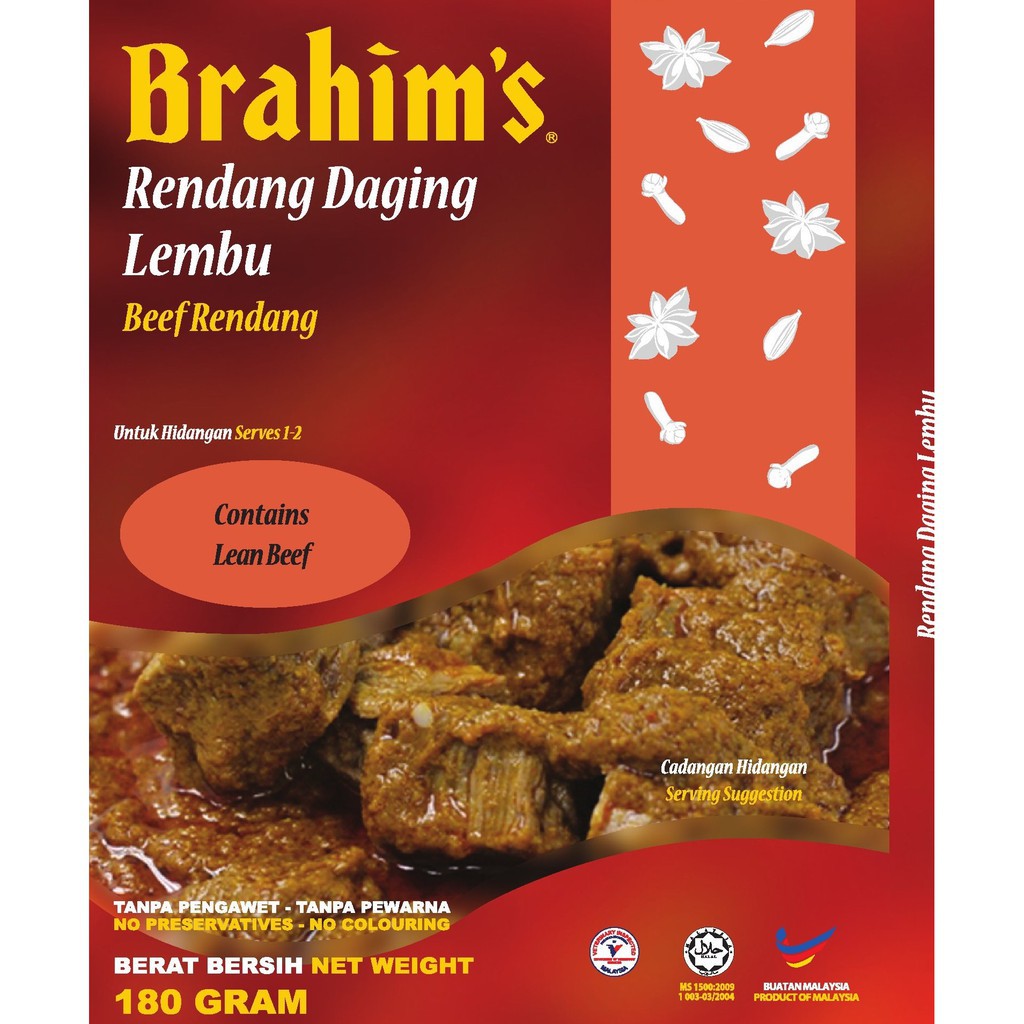 [Ready Stock] Brahim's Meals Ready To Eat Sedia Makan Ayam Daging Ikan ...