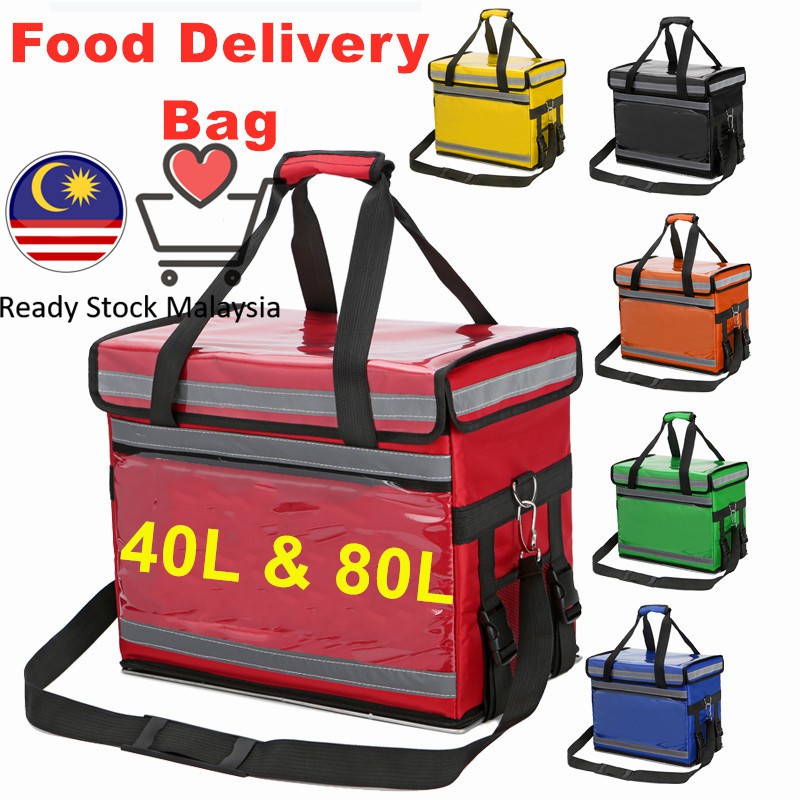 🇲🇾 Ready Stock Malaysia 🇲🇾 40L Food Delivery Bag Sling Bag Style Beg ...