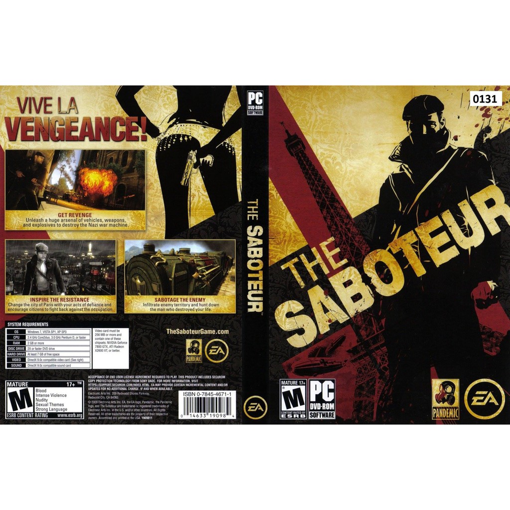 (PC) The Saboteur | Shopee Malaysia