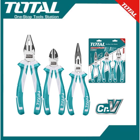 TOTAL TOOLS 3 PCS Pliers Set | Shopee Malaysia