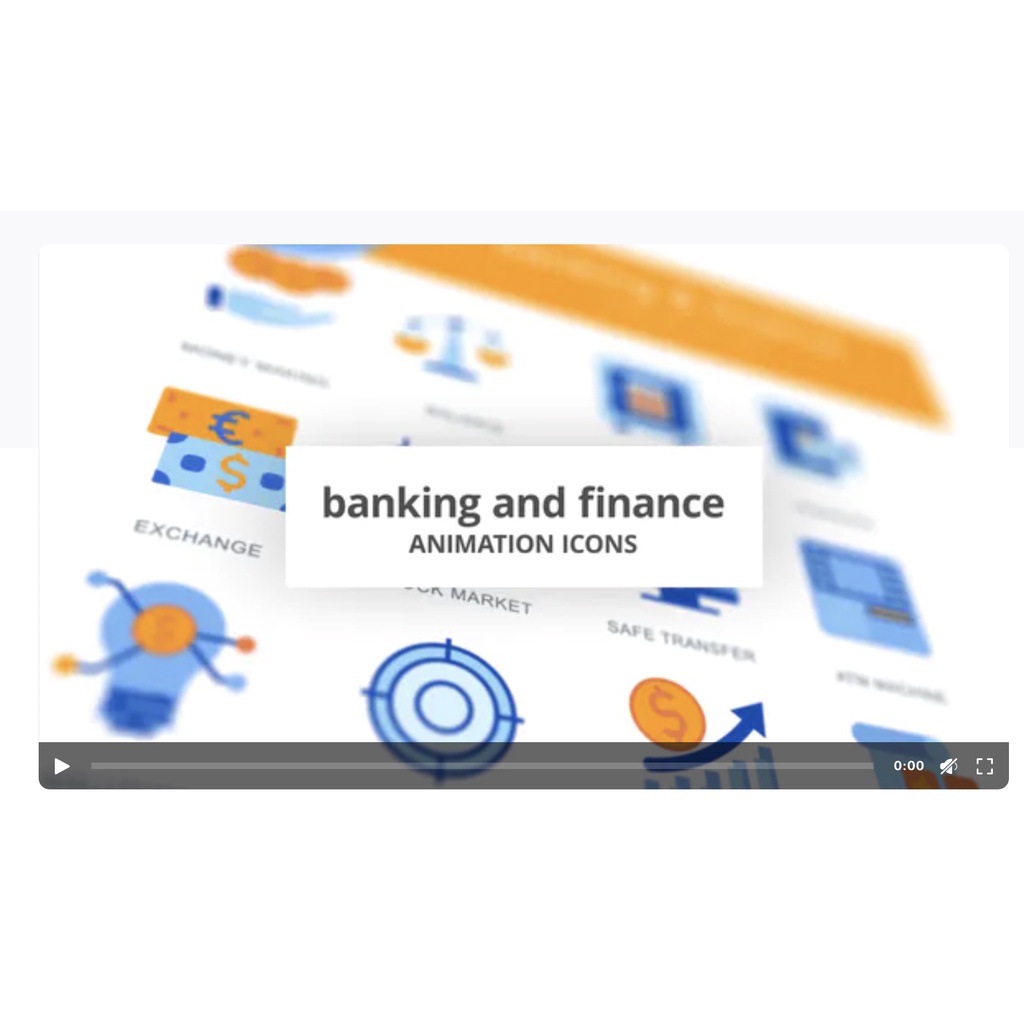 Banking & Finance - Animation Icons Transitions Effect for Youtube ...