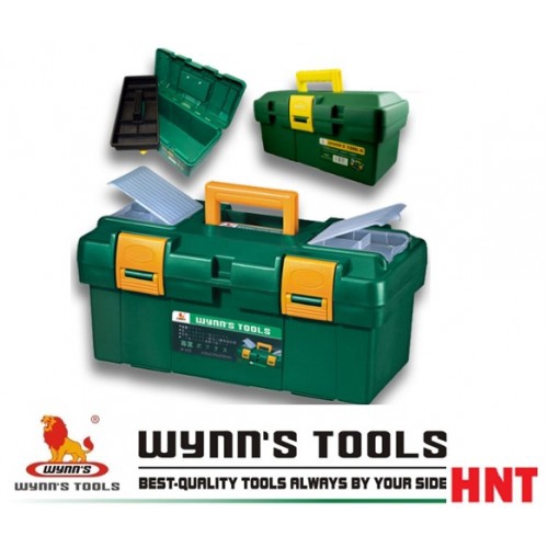 WYNNS PVC DELUXE TOOL BOX WITH TRAY & DIVIDERS 430X230X200MM (W430 ...
