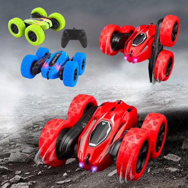 360° Flips 2 in 1 Double Sided Rotating Vehicles 4WD 2.4GHz Electric ...