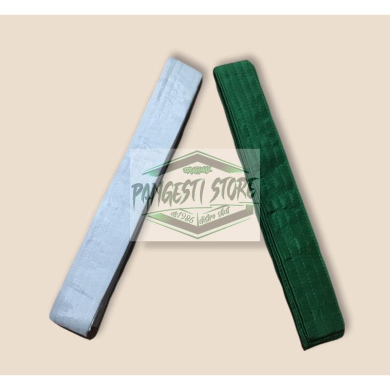 HIJAU PUTIH Green and white pencak silat belt | Shopee Malaysia