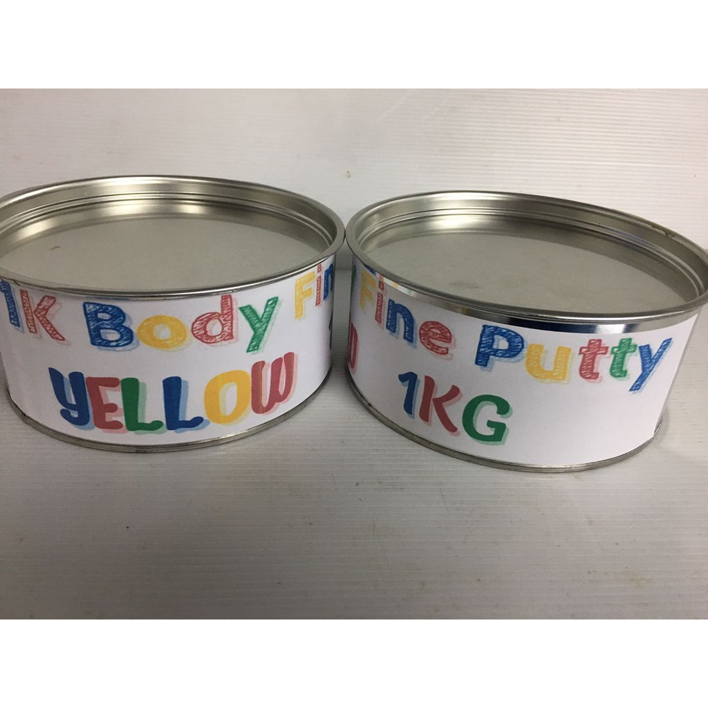1K Body Fine Putty - YELLOW/BEIGE (1KG) | Shopee Malaysia