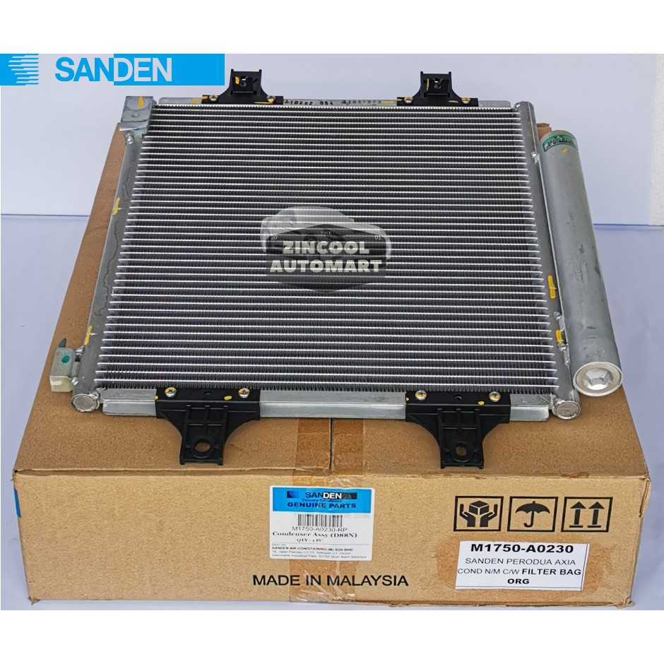 Perodua Axia Air Cond Condenser With Receiver Drier 💯% Original SANDEN ...