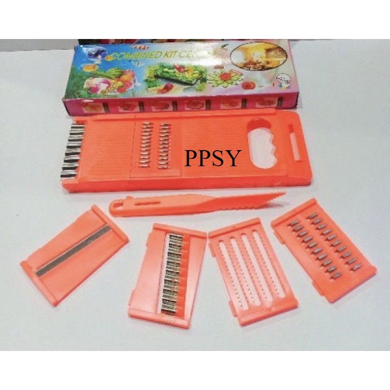 Plastic Mandoline Slicer Cutter Grater Set / Sagat Plastik Serbaguna ...