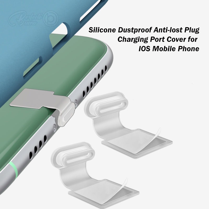 Silicone Dustproof Anti-lost Plug / Charging Port Cover for IOS ...