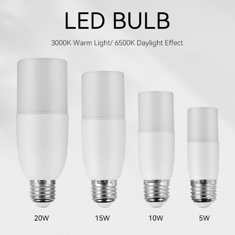 E27 LED Stick Light Bulb Mentol Led Rumah Led Bulb for Home Mentol Lampu 10W 15W 20W Daylight ...