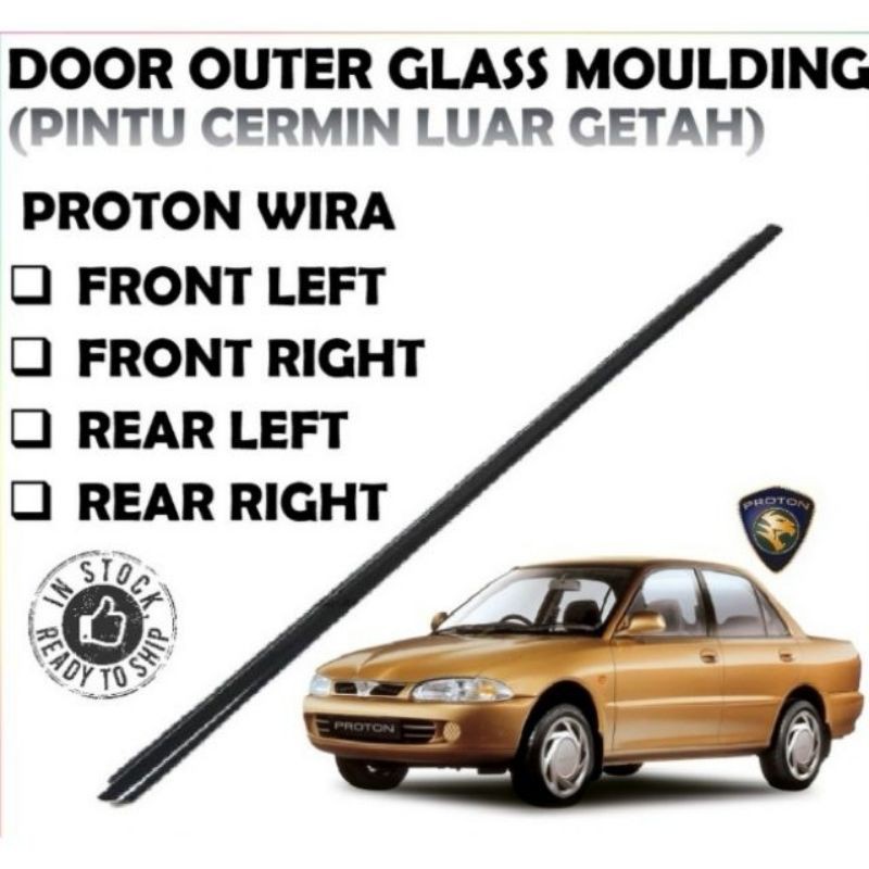 proton wira door glass moulding | Shopee Malaysia
