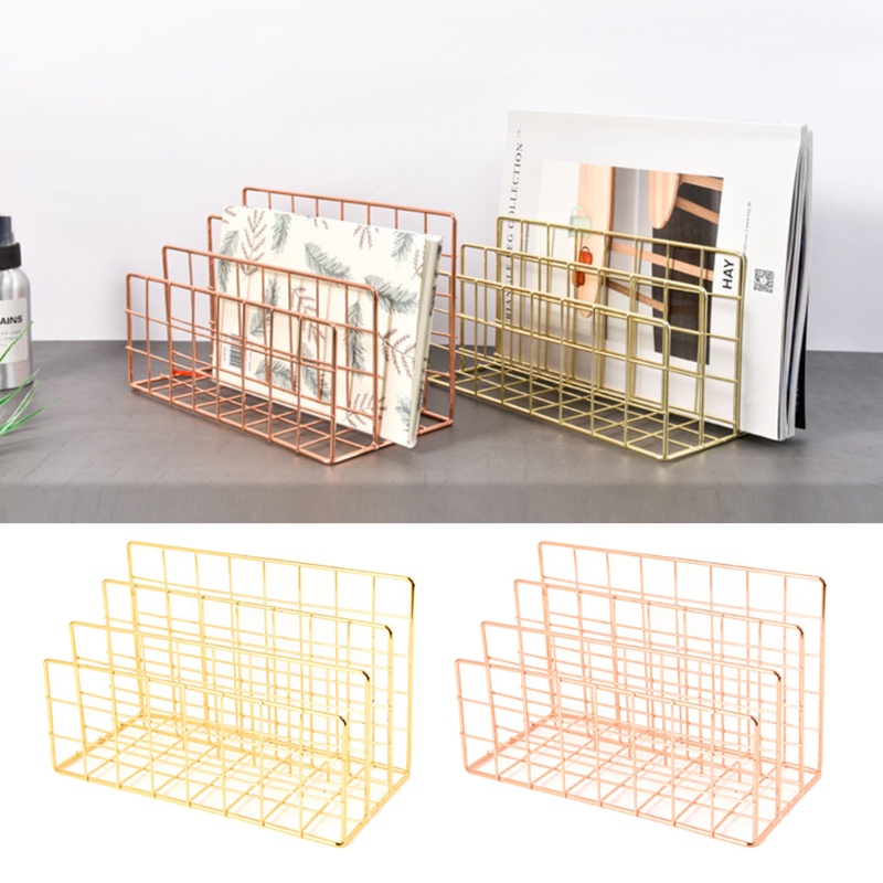 love* Wrought Iron Grid Desktop Letter File Holder Office Desk ...