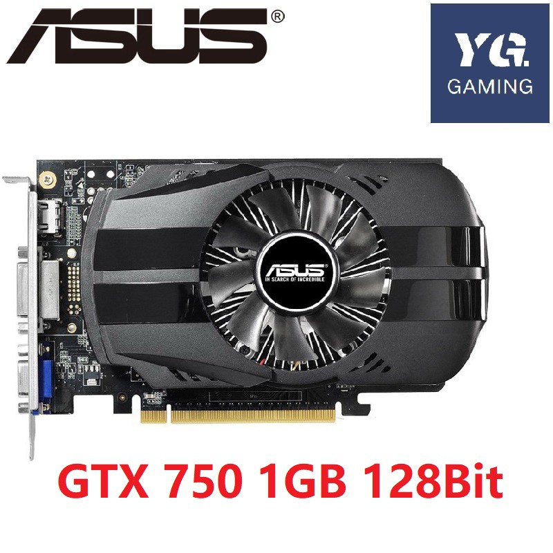 ASUS Graphics Card Original GTX 750 ti 2GB 128Bit GDDR5 Video Cards for nVIDIA Geforce GTX750 ...
