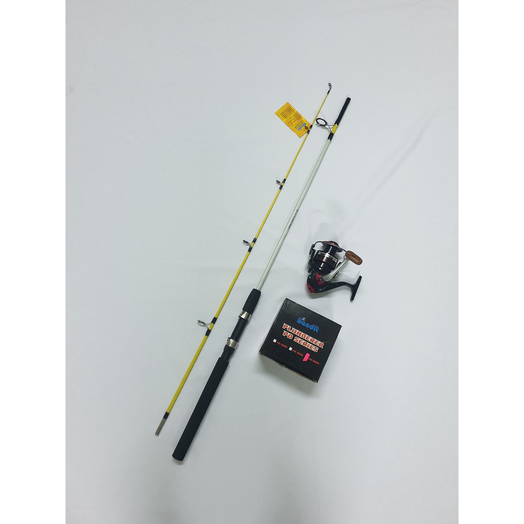 BANDIT STRIKE 10-15LB MEDIUM ROD 6.5FT(662)+BANDIT PLUNDERER PD6000 SPINNING REEL | Shopee Malaysia