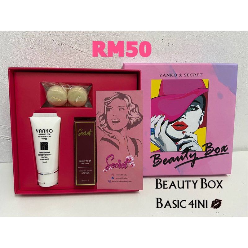 BEAUTY BOX BASIC (yanko trial set) | Shopee Malaysia