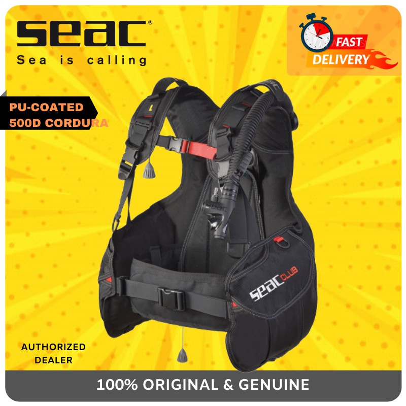 🔥100% ORIGINAL🔥 SEAC Club BCD Scuba Diving | Shopee Malaysia