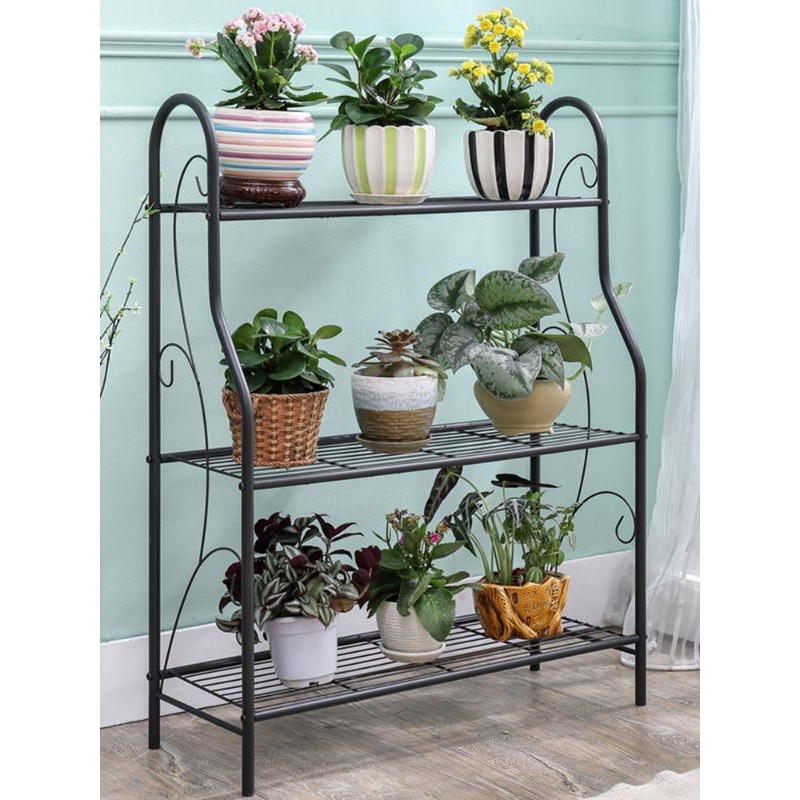 3 Tier Garden Rack / Shoe Rack / Storage Rack / Flower Pot Rack / Rak ...
