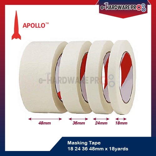 Apollo M506 Green Label General Purpose Painting Masking Tape for ...