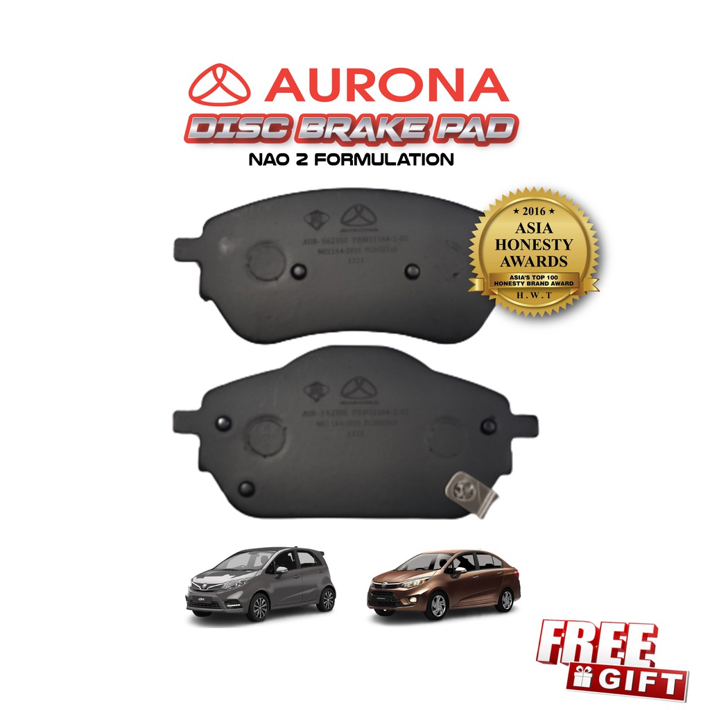 Aurona Brake Pad AUR562350 Front Iriz Persona Saga | Shopee Malaysia