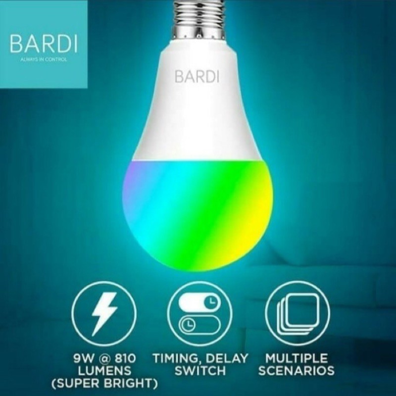Bardi Smart Bulb 9watt | Shopee Malaysia