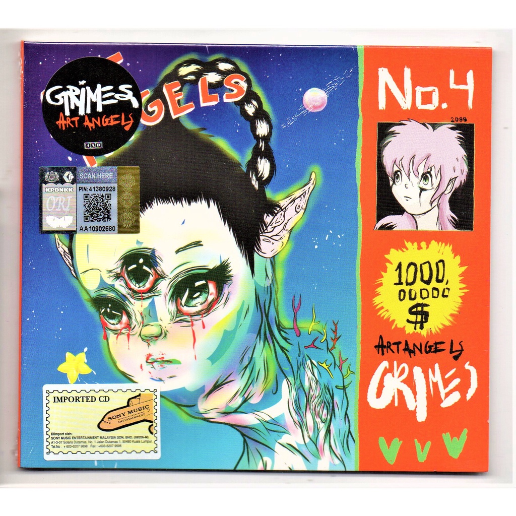 Grimes - Art Angels ( Imported Digipack CD ) | Shopee Malaysia