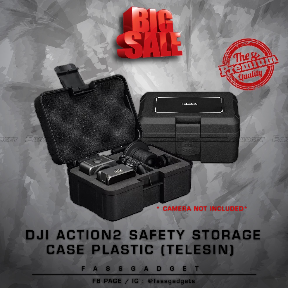 (🔥CLEARSTOCK🔥) TELESIN Hard Storage Mini Case Protector Box for DJI ...