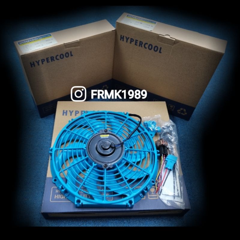 BRAND POKKA/HYPERCOOL 8"/10"/12"/14" UNIVERSAL SLIM FAN PUSH PULL ...