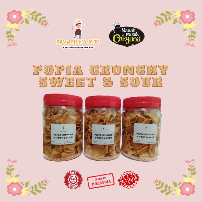Popia Crunchy Sweet & Sour (Krunchie's Bite) | Shopee Malaysia