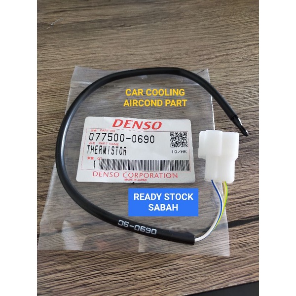 ORIGINAL DENSO PROTON WIRA DENSO SYSTEM AIR COND THERMISTOR SENSOR ...