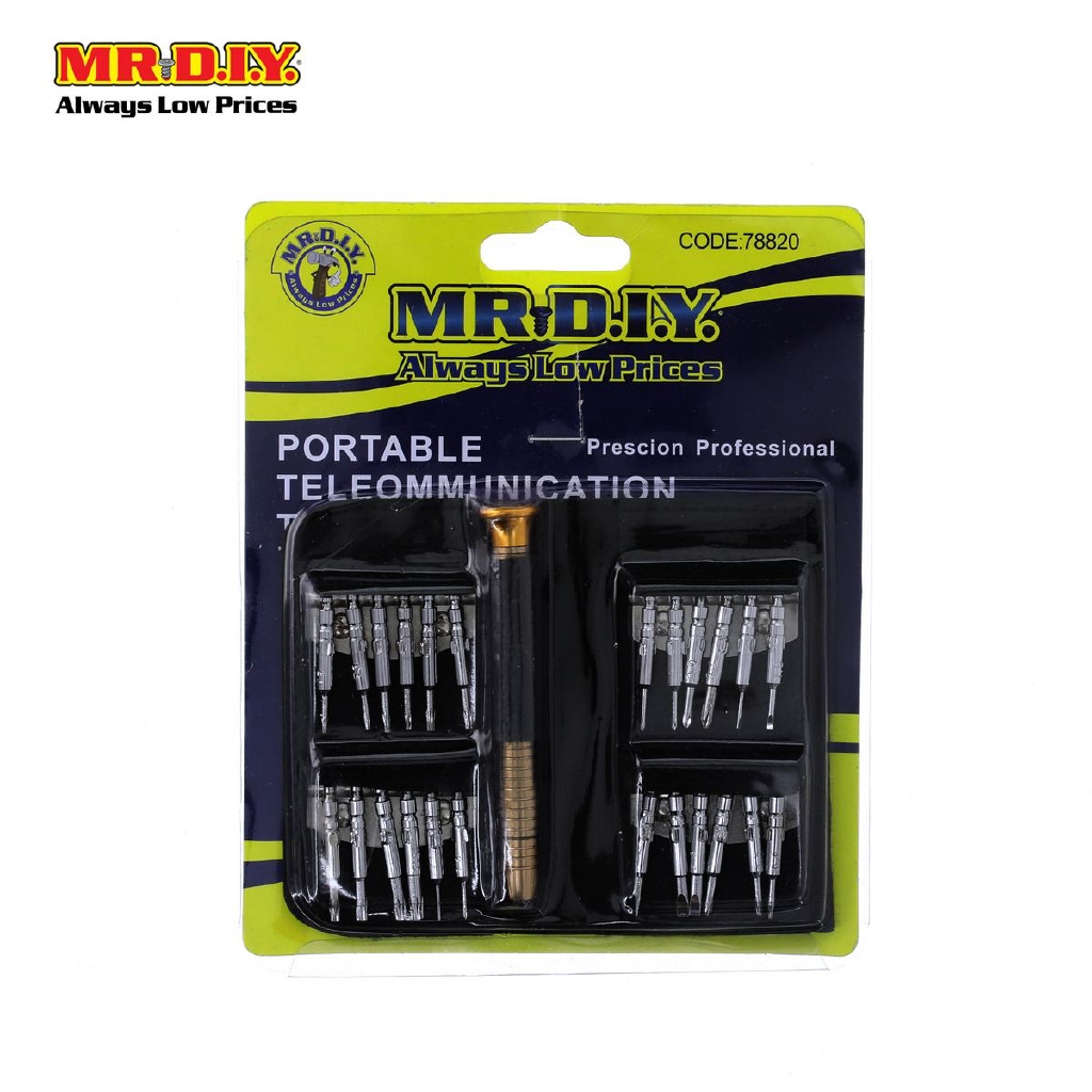 MR.DIY Multi-Functional Mobile Phone Repair Precision Tools Set (25 Pcs ...