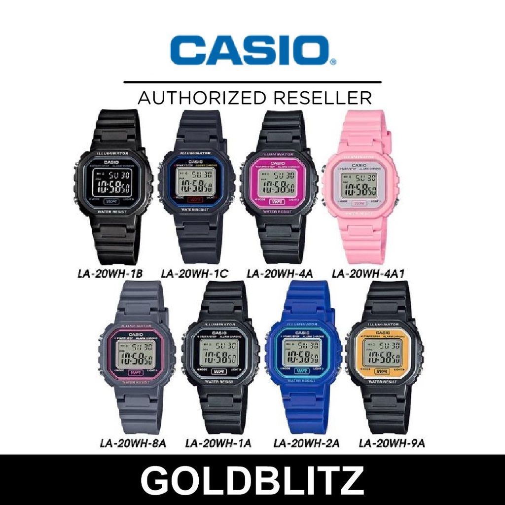 Casio General LA-20WH-1A LA-20WH-1B LA-20WH-1C LA-20WH-2A LA-20WH-4A LA-20WH-4A1 LA-20WH-8A LA ...