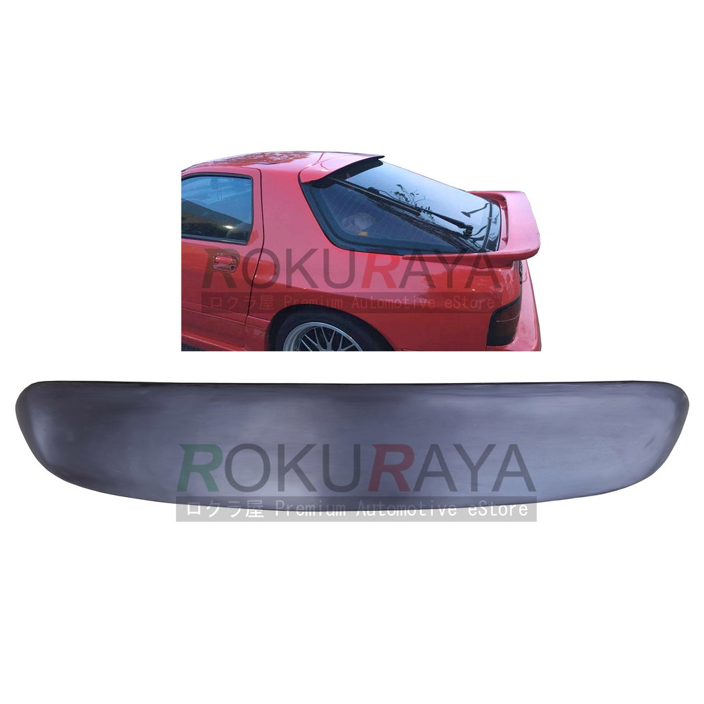 Mazda RX-7 FC3S Fiberglass Rear Back Top Roof Windscreen Glass Spoiler ...