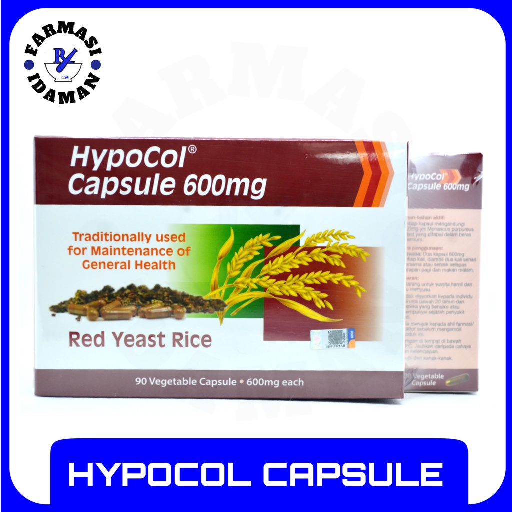 Hypocol Capsule 600mg (2x90's+30's) | Shopee Malaysia