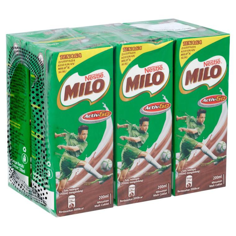Nestle Milo Activ Go Original Drink (6 x 200ML) | Shopee Malaysia