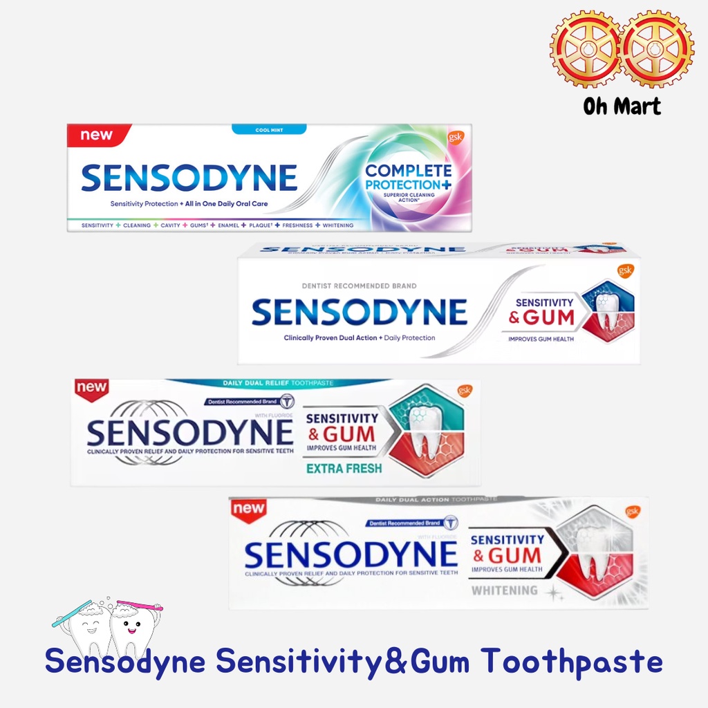 Sensodyne Sensitivity & Gum/Complete Protection Toothpaste 100g | Shopee Malaysia