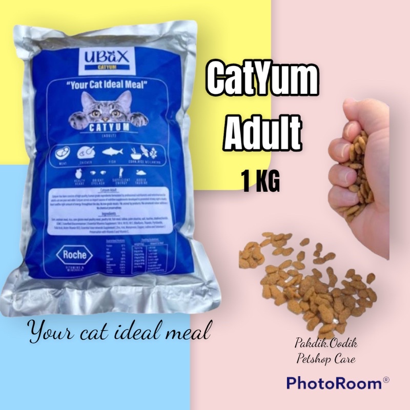 Makanan Kucing Pet Snack Ubax Catyum Adult Kitten and Mother | Shopee ...