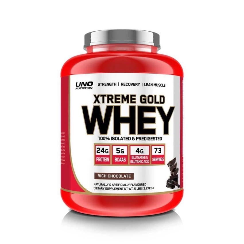 UNO Nutrition Extreme Gold Whey - Rich Chocolate (5Lbs) | Shopee Malaysia