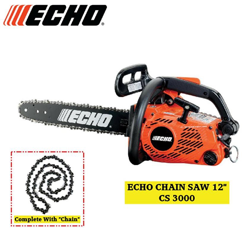 ECHO CS3000 CHAINSAW 12" EXTRA FREE CHAIN TOTAL 2 SET CHAIN made in ...