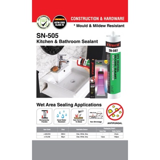 xtraseal SN-505 antifungal silicone sealant / silicon / silicone ...