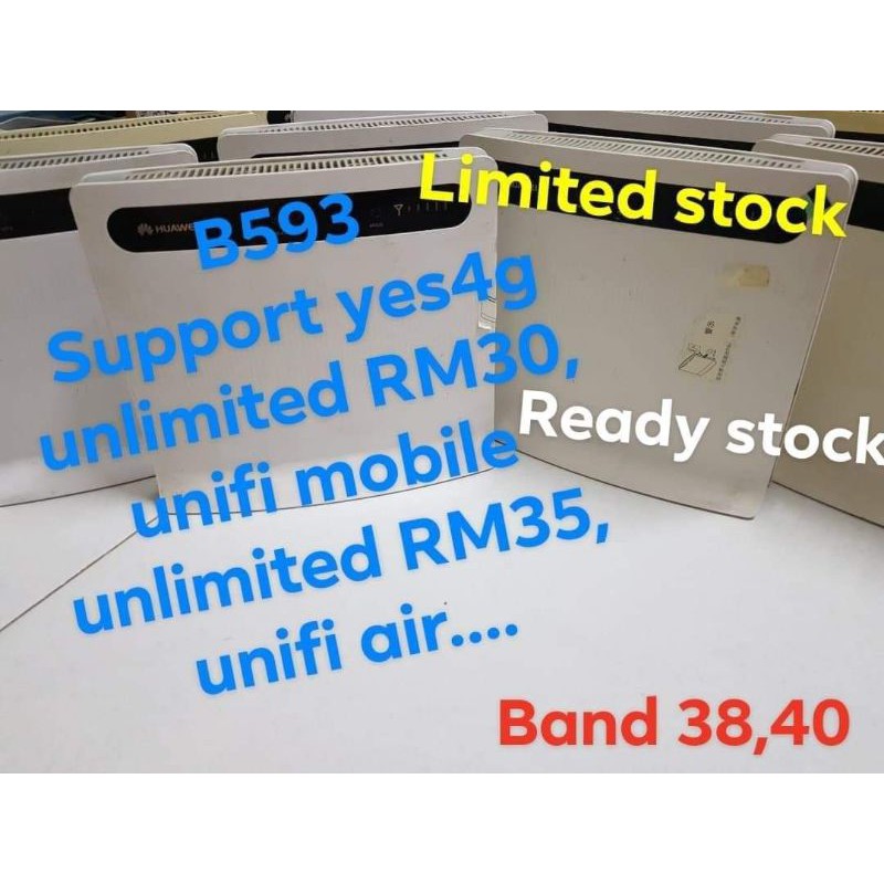 **Modified**B593s-850 mod modem for yes4g yes 4g konfem30 Unifi Air ...