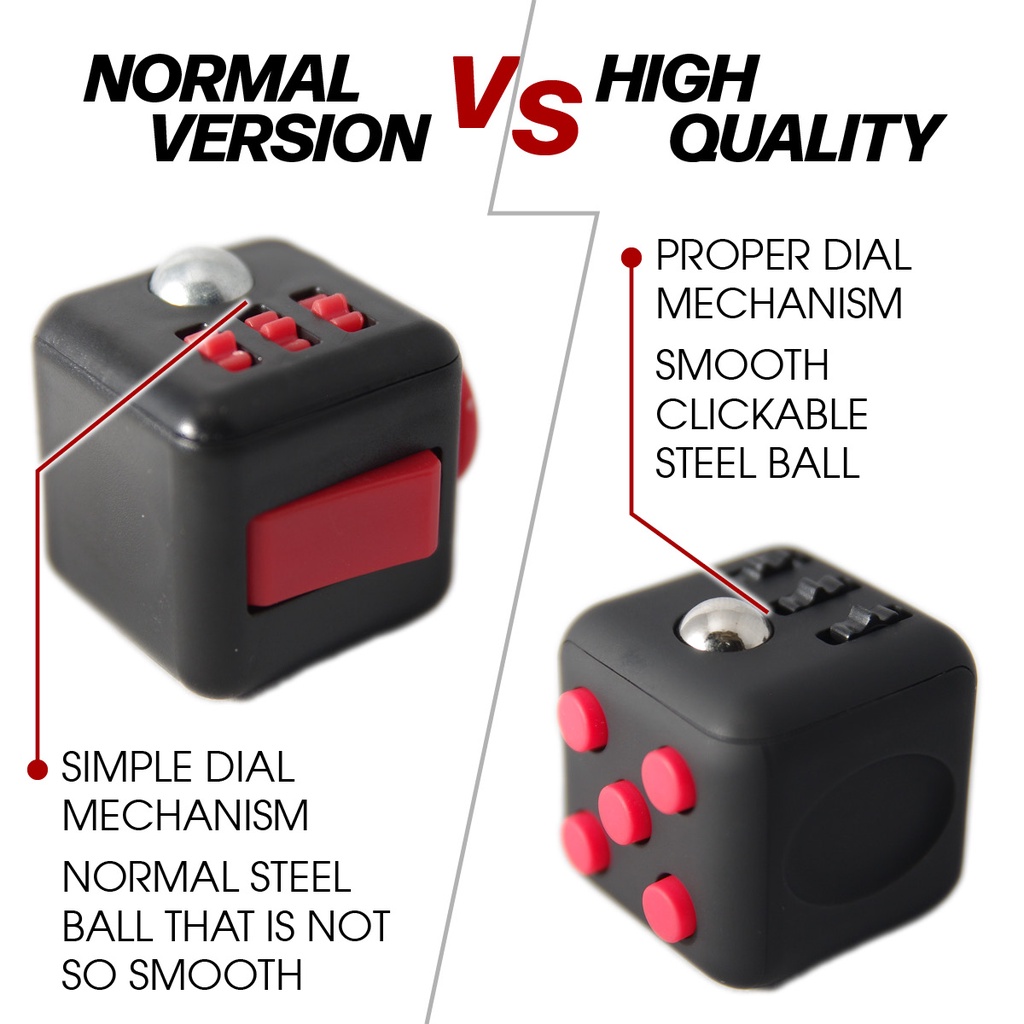 [Ready Stock] Premium High Quality Magic Fidget Cube Anti Stress Stress ...