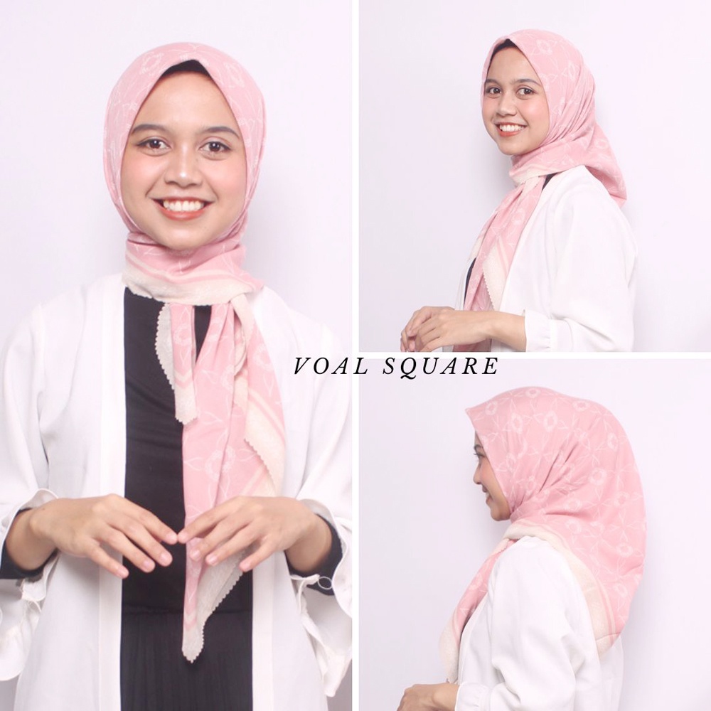 Quadrilateral Hijab - Rectangular Hijab - Rectangular Hijab With Square ...