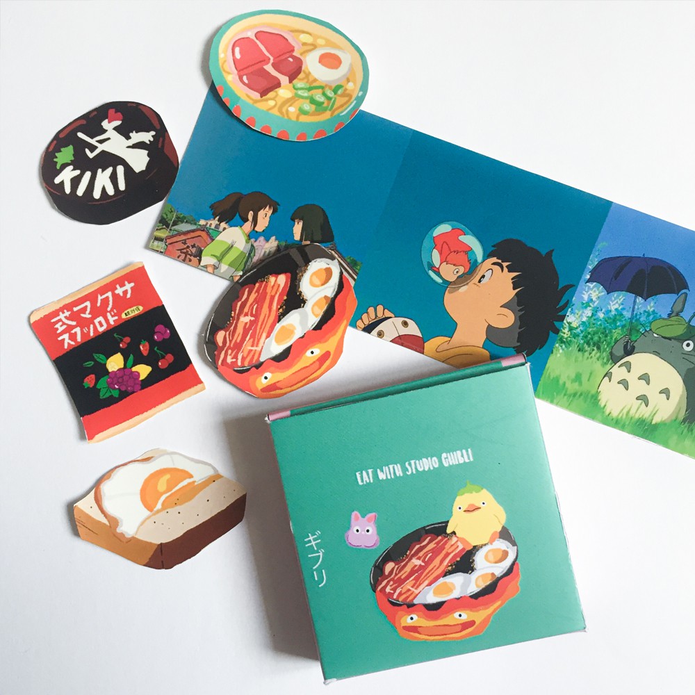 Ghibli food sticker | Shopee Malaysia