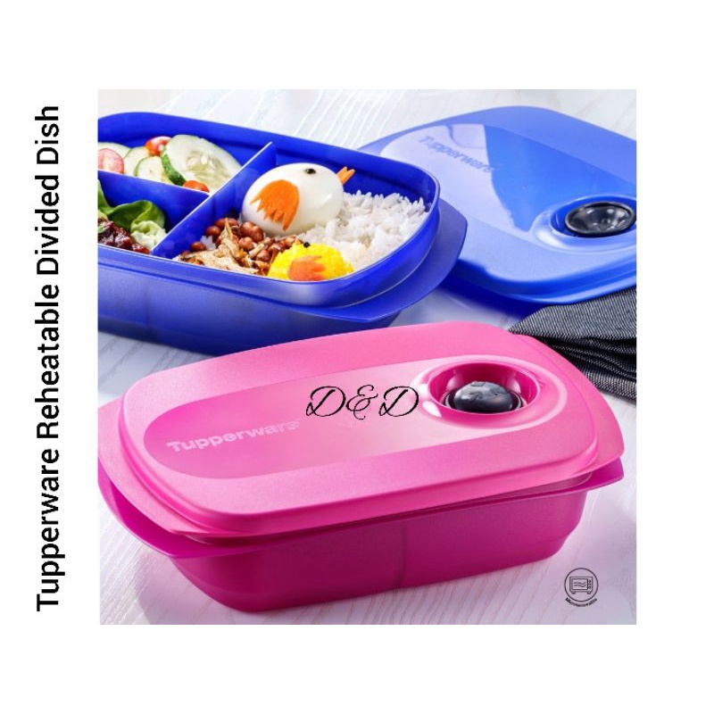 Tupperware Reheatable Divided Lunch Box | Reheatable Divided Lunch Dish ...