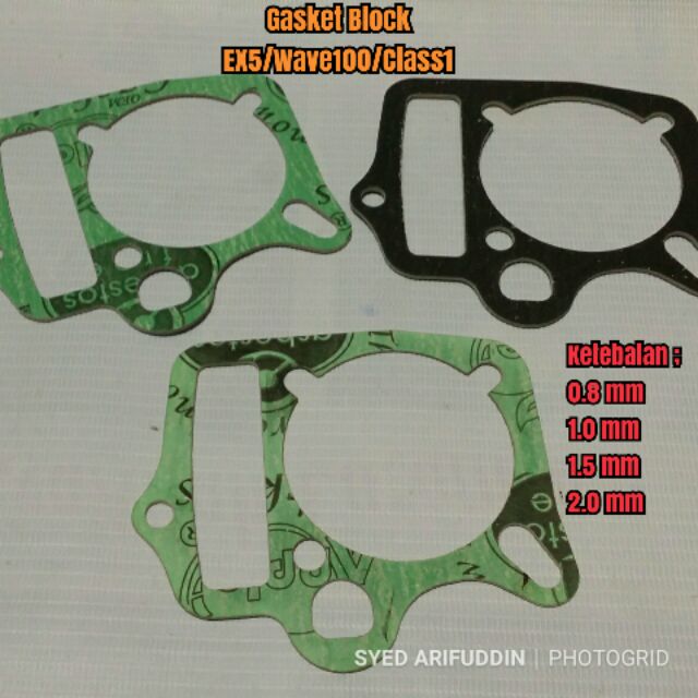 💥💯GOOD PART💥Gasket Block EX5 / Wave100 / Class1 | Shopee Malaysia