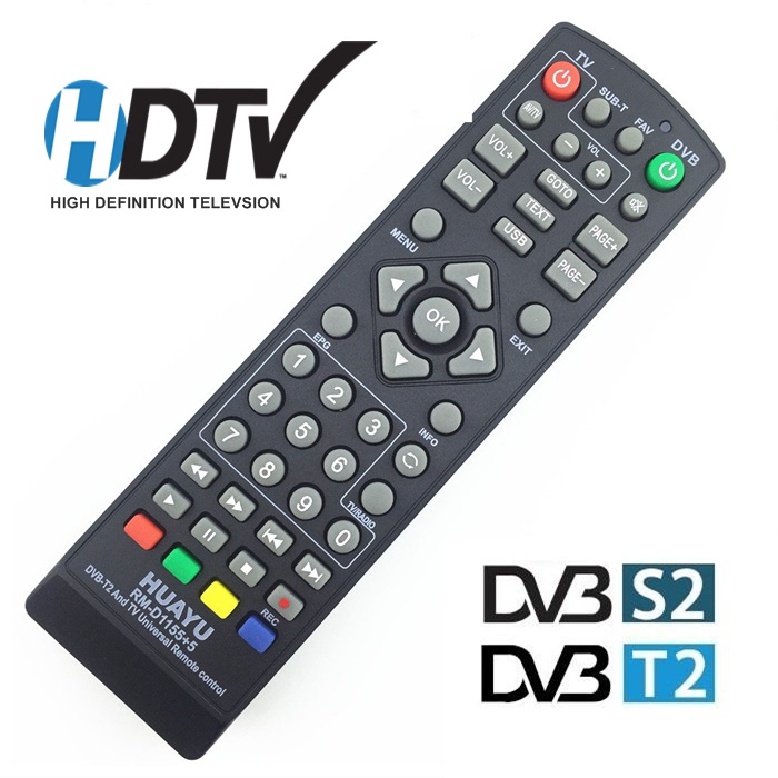 HUAYU Universal Tv Remote Control Replacement Decoder Digital Receiver ...