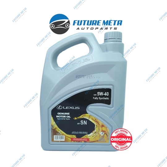 🔥 LEXUS Fully Synthetic Engine Oil 5w40 🔥 4 Liters *Genuine Motor Oil ...