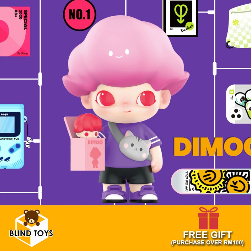 POPMART DIMOO LIFE UNIVERSITY SERIES BLIND BOX X 泡泡玛特DIMOO社会大学系列盲盒 ...